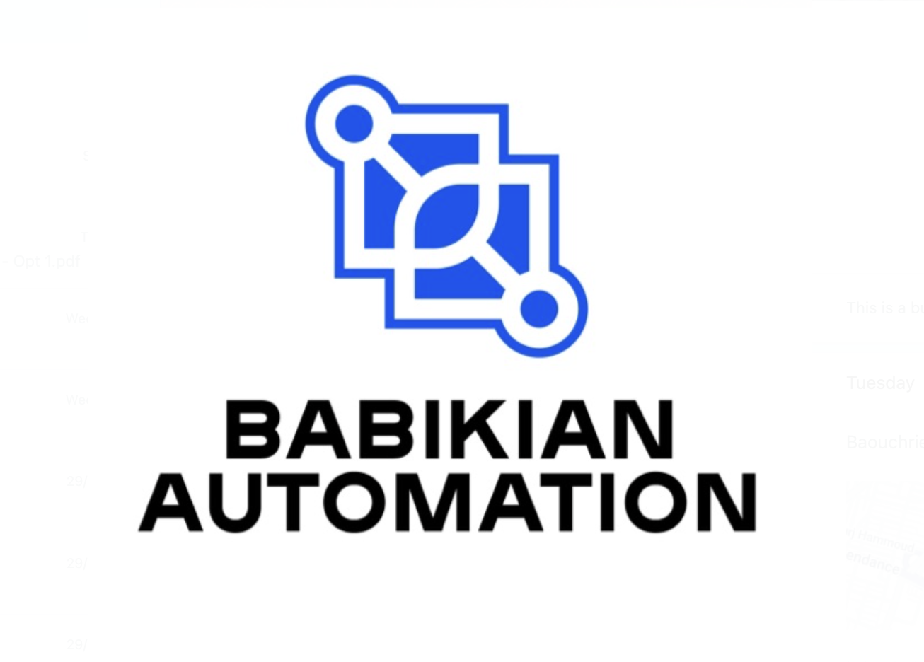 Home | Babikian Automation